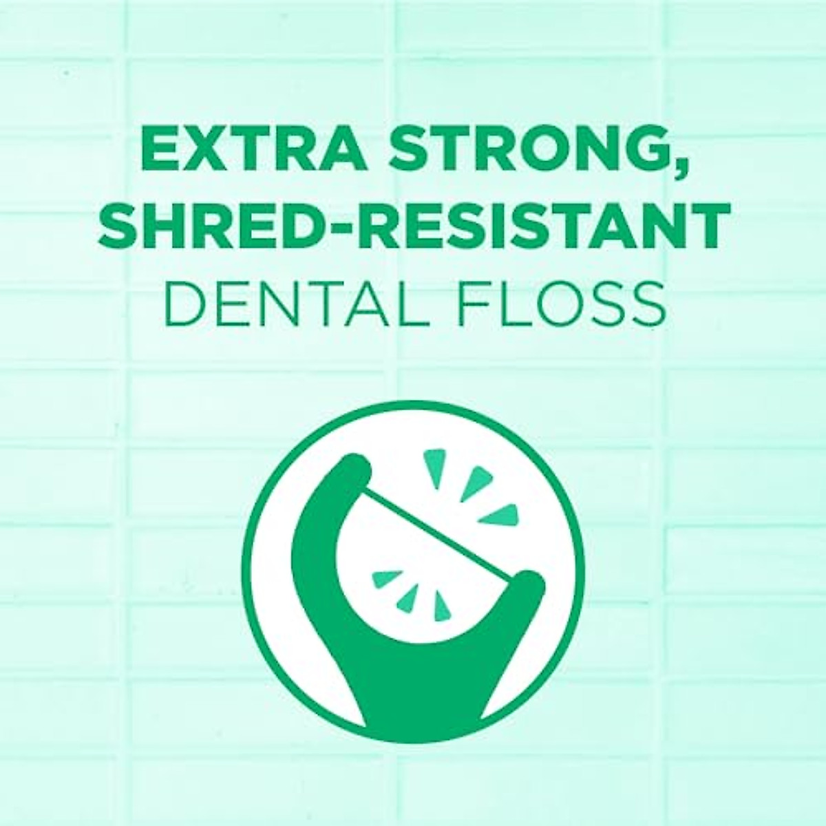 GUM Professional Clean Floss Picks - Extra Strong Shred-Resistant Floss, Easy Grip Handle - Dental Flossers for Adults - Fresh Mint Flavor, 40ct (6pk)