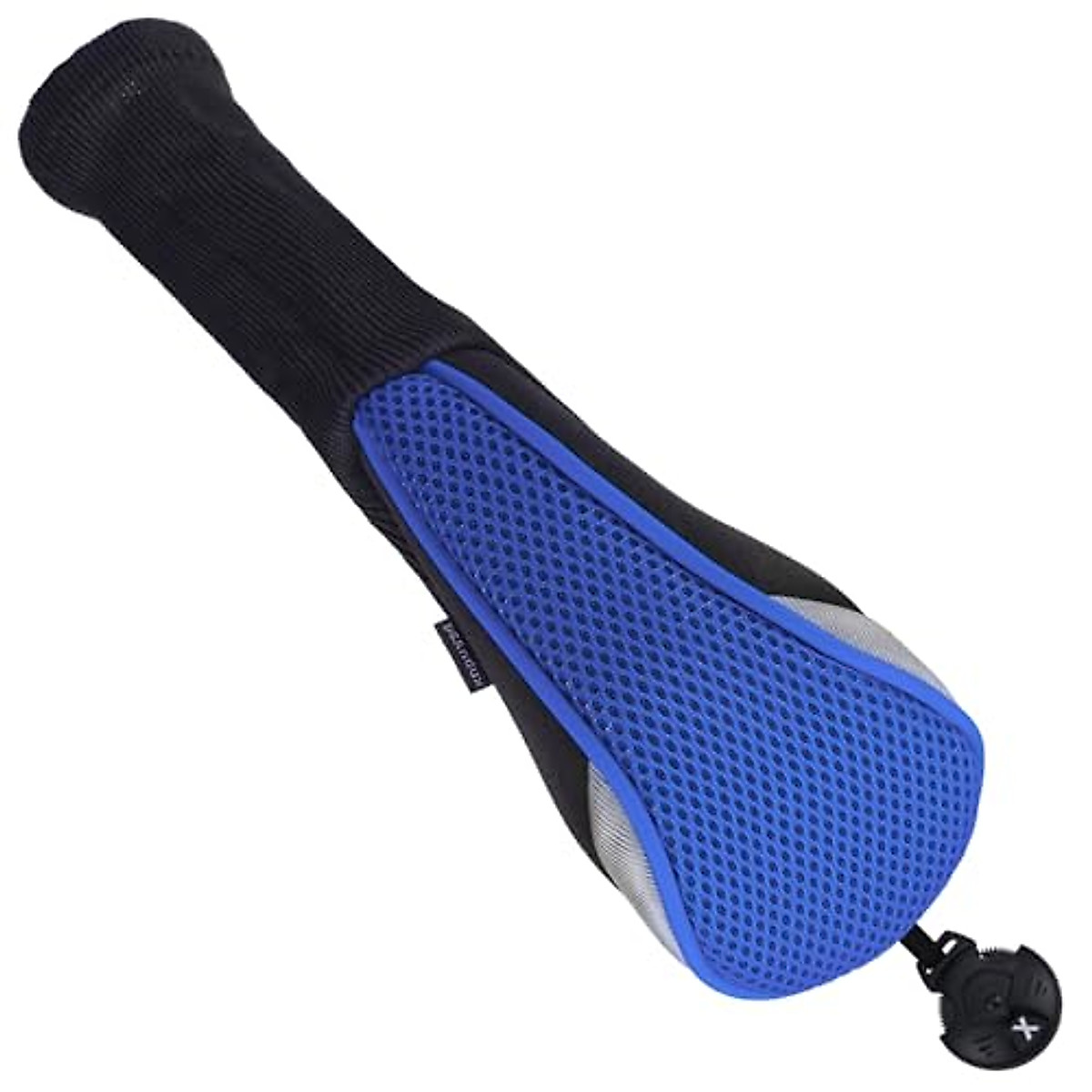 Andux 4pcs/Pack Long Neck Golf Hybrid Club Head Covers Dial No. Tag CTMT-02 Blue