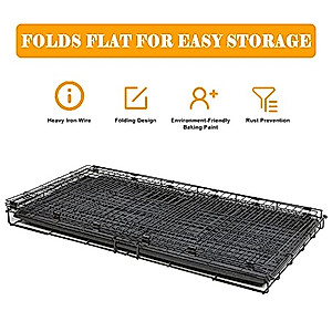 ZALBYUY Guinea Pig Cages, Small Animal Cage, Rabbit Hutch, Chinchilla Cage, Hedgehog Cage with Pull-Out Tray, Suitable for Pets of Guinea Pigs, Rabbits, Chinchillas, Kittens, Puppy, 19.7*12.6*15inch