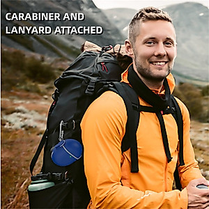 SKPY Case for Google Pixel Buds Pro with Snap Switch Security Clip, Protective Silicone Blue Pixel Buds Pro Case with Keychain for Men Women