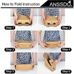 ANSSDO 6 Pack Cardboard Magazine Holder Premium Magazine File Holder Organizer, Magazine File Organizer, Large Volume Magazine Storage Box as Book Bins or Folder Holder for Desk - Teal Floral 6 Pack