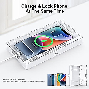 ySky Portable Lock Box for Phone to Help Kids/Students/Lovers Focus Back, Phone Lock Box for Android Sumsung/Google/iPhone Serials,Prevent Excessive Games, Mobile Phone Addiction(New)