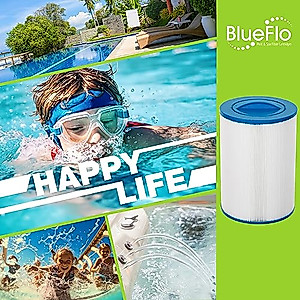 BLUEFLO Spa Filter Cartridge Replacement for Unicel 6CH-940, Filbur FC-0359, PWW50P3(1 1/2" Coarse Thread), 817-0050, Darlly 60401, for Viking Spa Hot Tub Filter, 2 Pack