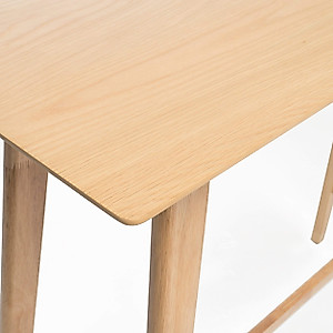 Christopher Knight Home Emmaline Rectangular Bar Set, 3-Pcs Set, Natural Oak / Light Beige