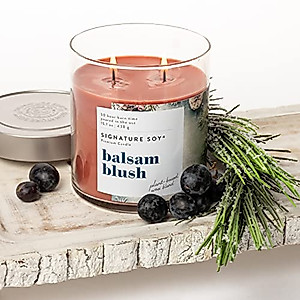 Signature Soy Lidded Balsam Blush Scented Candle, Large Jar