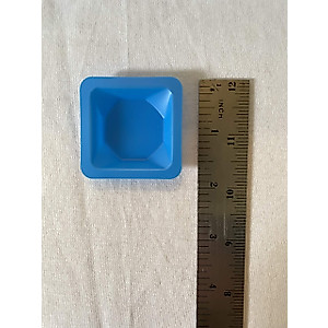 Standard Weighing Boats, W-S46-BL-500, 46mm, Small, Blue, Pack of 500