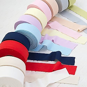 Sewing Ribbon, 5 Yards 25mm Elastic Band Multicolor Fold Over Spandex Elastic Ribbon for Sewing Lace Trim Waist Band Garment Accessory (Color : Gry)