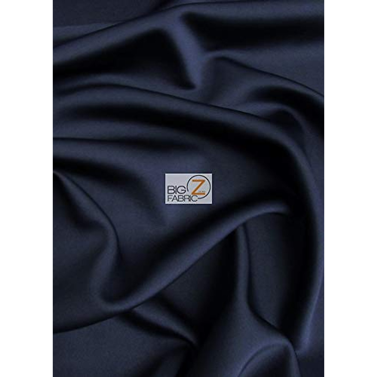 Neoprene Scuba Techno Athletic Double Knit All-Purpose Fabric by The Yard DIY Accessories Decor Fashion Clothing Aerobics (Navy Blue)