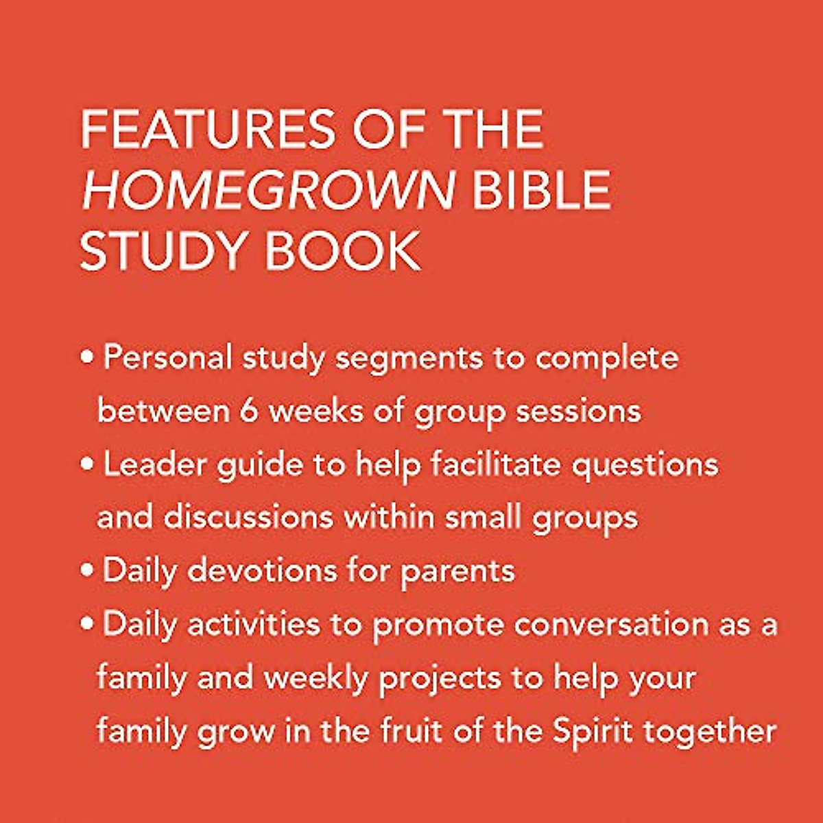 Homegrown - Bible Study Book: Cultivating Kids in the Fruit of the Spirit