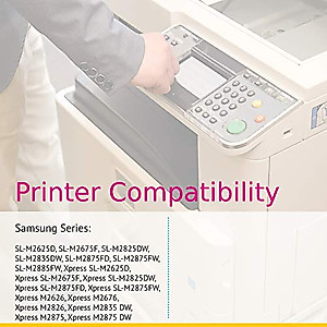 CS Compatible Toner Cartridge Replacement for Samsung SL-M2625D MLT-D116L Black SL-M2625D SL-M2675F SL-M2825DW SL-M2835DW SL-M2875FD SL-M2875FW SL-M2885FW Xpress SL-M2625D Xpress M2826 M2875 DW 2 Pack
