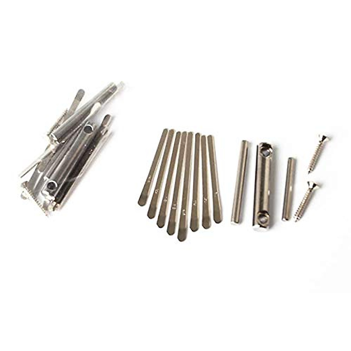 Jiayouy Kalimba Thumb Piano 8 Keys Bridge Saddle Hardware Pack for Kalimba Thumb Piano DIY Replacement Part Accessory