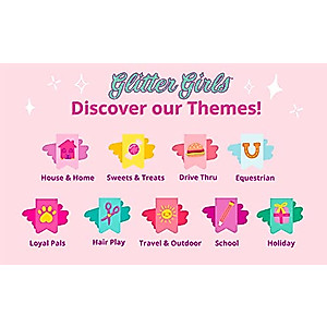 Glitter Girls by Battat – Creative Art Kit Chalkboard Easel Accessory Set – 14-inch Doll Clothes and Accessories for Girls Age 3 and Up – Children’s Toys, 14 inches , Black