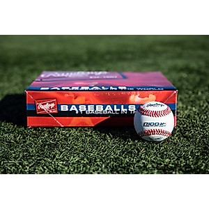 Rawlings | NFHS NOCSAE High School Game Baseballs | R100-H2 | Game/Practice Use | 12 Count