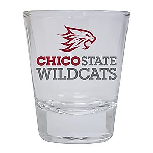 R and R Imports California State University, Chico Round Shot Glass 4-Pack Officially Licensed Collegiate Product