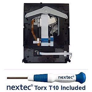 nextec Sony PS3 Disc Drive Replacement/ PS3 Bluray Drive with Laser (KES-400A/ KEM-400AAA) Models (20, 40, 60 GB) T10 Screwdriver