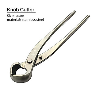 vouiu 3-Piece Bonsai Tool Set,11inch Concave Cutter,11.5inch Knob Cutter,7.5inch Bonsai Scissors