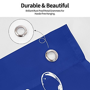 Funny Dorm Flags Happy Hour Fish Royal Flag Bar Stuff For Man Cave Stuff For Your Room (Size : 60X90CM)