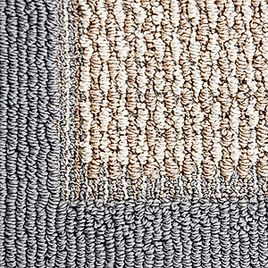 Elle Décor Metropolitan Border Accent Rug, 26"x45", Gray