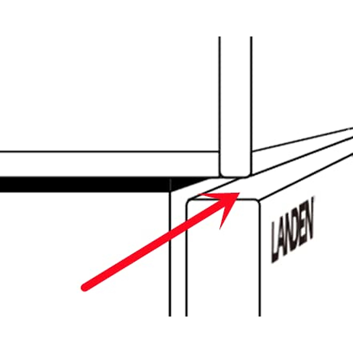 Landen Aquarium Wooden Stand and Cabinet for up to 30 Gal Tank, Fish Tank Stand, Nano Foam Leveling Mat Included, W23.6xD17.7xH33.9in,Wooden Matte Black Painted(Stand Only)