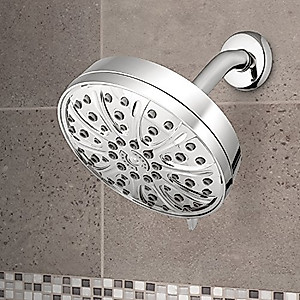 Waterpik XMT-633E High Pressure 6-Mode Rain Shower Head With PowerPulse Massage, 1.8 GPM, Chrome