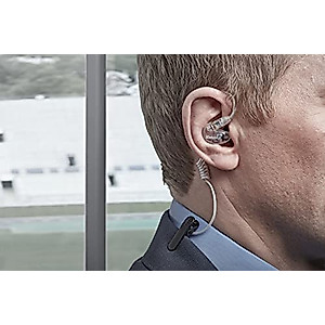 Shure SE425 PRO Wired Earbuds - Professional Sound Isolating Earphones with Detailed Sound, Dual-Driver Hybrid, Secure in-Ear Fit, Detachable Cable, Durable Quality - Clear (SE425-CL)