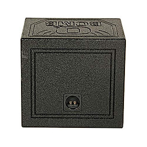 QPower QBomb 12" Sealed Car Subwoofer Sub Box Enclosure | QBOMB12S Single