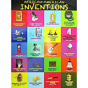 777 Tri-Seven Entertainment African American Inventions 18x24 Poster Black History Famous People Inventors, 18" x 24", (Color)