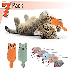 Mr. Pen- Catnip Toys, 7 Pcs, Mouse Cat Toy, Catnip Toys for Indoor Cats, Cat Nip Toys, Catnip Toys for Cats, Mouse Toy for Cats, Cat Toy Mouse, Toys with Catnip, Cat Toys Mice
