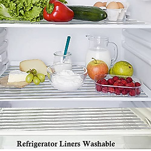 Shelf Liners for Kitchen Cabinets 10 Inch Wide X 20 Ft Non Adhesive Cabinet Drawer Liners Non Slip Clear Waterproof Shelves Liners for Refrigerator Closet Cupboard Pantry Mat Kitchen Bathroom