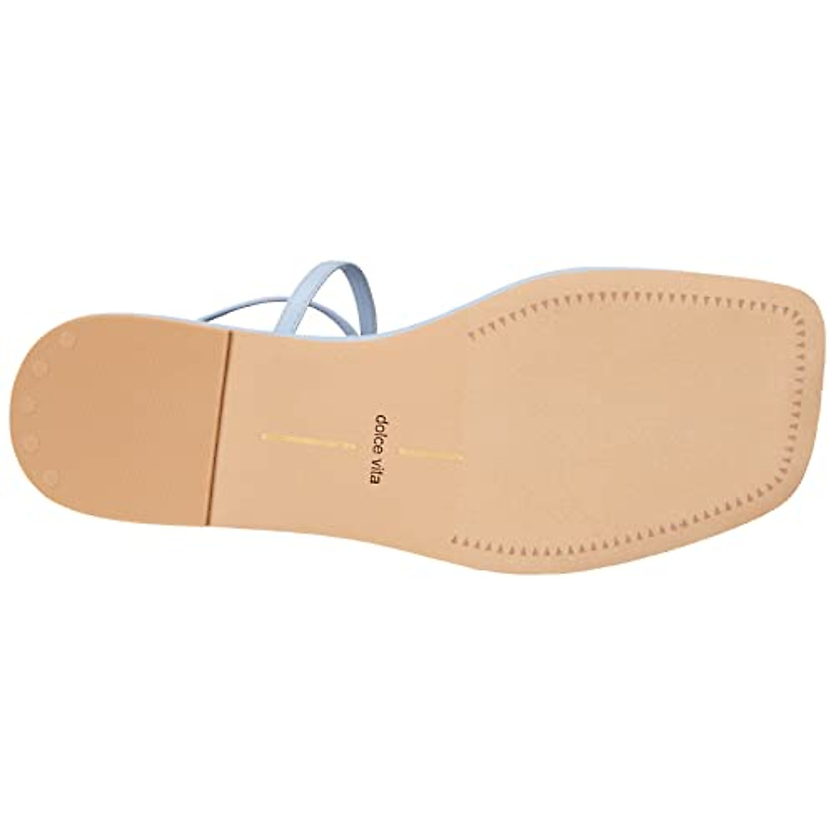 Dolce Vita Women's ARCHEY Flat Sandal, Sky Blue Stella, 9