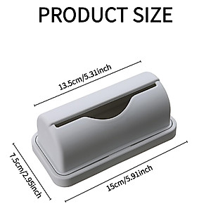 Small Bin Liner Kit, Fine Liner Trash Bags Dispenser, Garbage Bag Dispenser for Inside Trash Can, For Kitchen, Bathroom And Toilet (C)