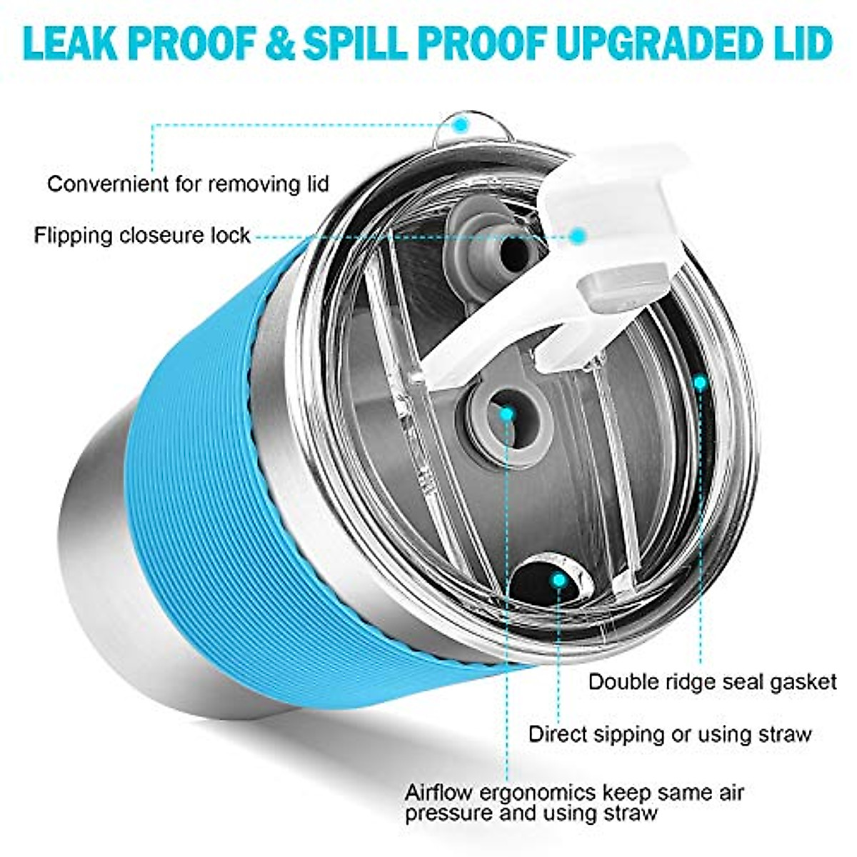 Kids Cups with Straw and Lid Spill Proof,4 Pack 12oz Stainless Steel Drinking Tumbler with Coasters,Unbreakable Water Glasses,BPA-Free Metal Sippy Mug for Toddler,Children,Adult, Indoor,Outdoor