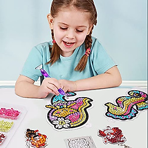 16pcs Silver Metal Tips Diamond Painting Pen Kits, 6pcs Stainless Steel Tips, 6 Glue Clays, 2 Finger Sleeves , 5D Diamond Painting Accessories Tools for DIY Craft, Comfort Grip and Faster Drilling