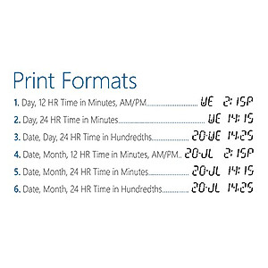 Lathem Heavy Duty Maintenance-Free Thermal Print Time Clock (2100HD), Black, 9.8" x 6" x 8"