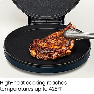 Chefman Everything Maker & Pizza Oven – 1440W Countertop Electric Pizza Maker with 12” Nonstick Cooking Plates, Make Pizza, Quesadillas, Omelettes and More, with Indicator Lights and Vertical Storage