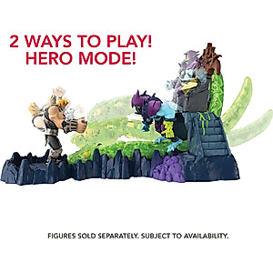 Masters of the Universe He-Man and The Chaos Snake Attack Playset, Skeletor Fortress with 2 Action Figures (He-Man & Skeletor), Gift for Adult Collectors & Motu Fans Ages 4 Years & Older