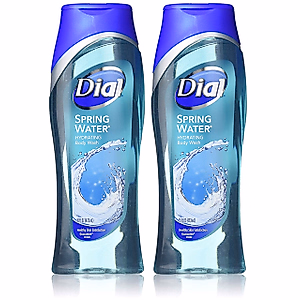 Dial Body Wash Spring Water 16 Ounce Hydrating (473ml) (Pack of 2)