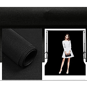 LYLYCTY County Background 5x7ft Non-Woven Fabric Solid Color Black Screen Photo Backdrop Studio Photography Props LY062
