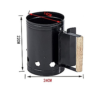 SLATIOM Multifunctional Barbecue Tool, Charcoal Ignition Barrel, Carbon Stove, Outdoor Tool, Chimney Starter