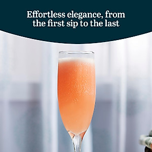 Libbey Catawba Flute Glasses, 6-ounce, Set of 12