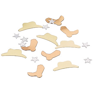 Fanci-Fetti Western Icons (copper, gold, silver) Party Accessory (1 count) (1 Oz/Pkg)