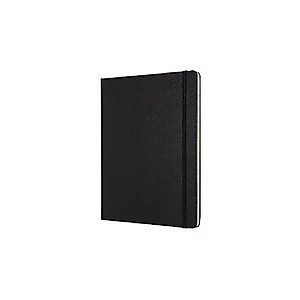 Moleskine PRO Notebook, Hard Cover, XL (7.5" x 9.5") Professional Project Planning, Black, 192 Pages
