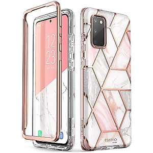 i-Blason Cosmo Series Case for Samsung Galaxy S20 5G (2020 Release), Slim Stylish Protective Bumper Case Without Built-in Screen Protector, Marble, 6.2''