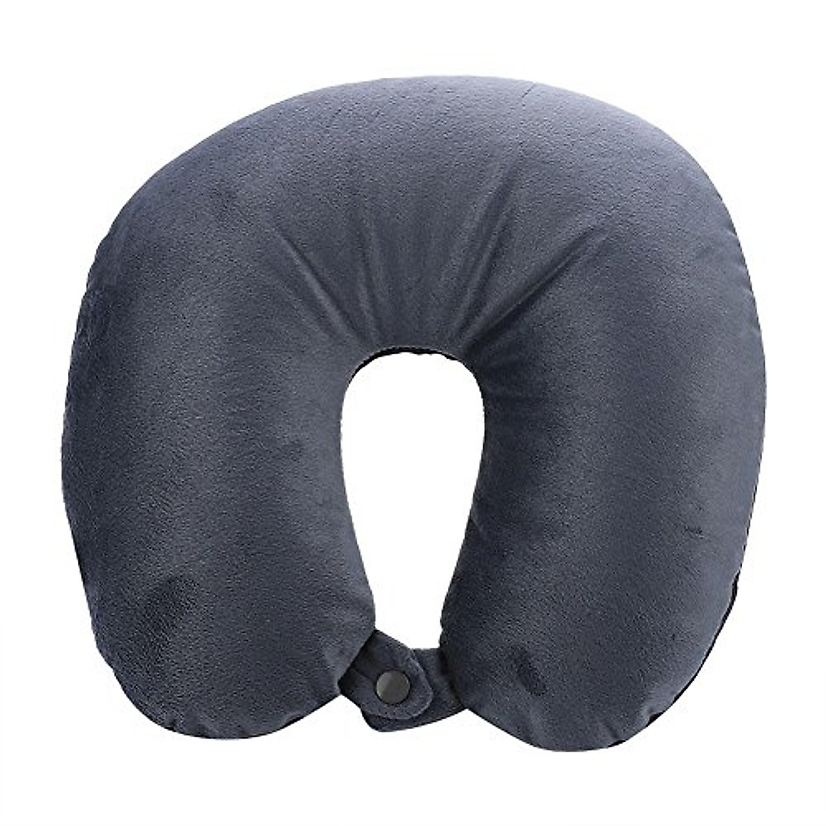 Jadpes UShaped Pillow, Soft Elastic UShaped Travel Pillow Neck Support Office Rest Cushion with Buckle for Outdoors Car Office Home Travel(Grey)