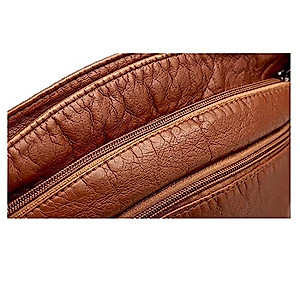 Purses for Women Soft PU Leather Shoulder Bag.HgOgTg Ladies Crossbody Purse Pocketbooks (1#)