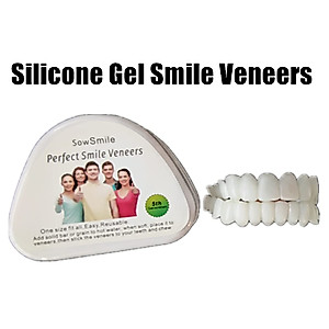 New Silicone Gel Smile Upper and Lower Cosmetic Teeth Tooth Cover Perfect Smile Veneers Comfort Fit Flex molds Mold Denture Braces