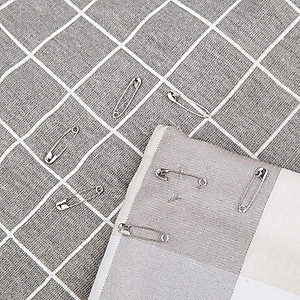 A+DAY Small Safety Pins 1.0 Inch (26mm), Size 0, 300-Count, Nickel Finish