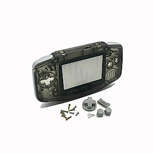 MOOKEENONE Replacement Housing Shell Button PartsRepair Clear Repair Case for Gameboy Advance