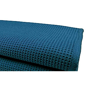 WHITEWRAP Waffle Towels | Premium Cotton Bath Towel | Ultra Absorbent Soft Lint Free Quick Dry Lightweight Bath Sheet | Sea Port| 28x55 inch