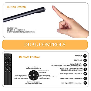 Desk Lamp with Clamp,Swing Arm Eye-Care LED Light Dimmable with 3 Color Modes Stepless Brightness, Adjust Gooseneck Lamp for Architect Home Office Workbench, 360 Degree Memory Metal Table Light